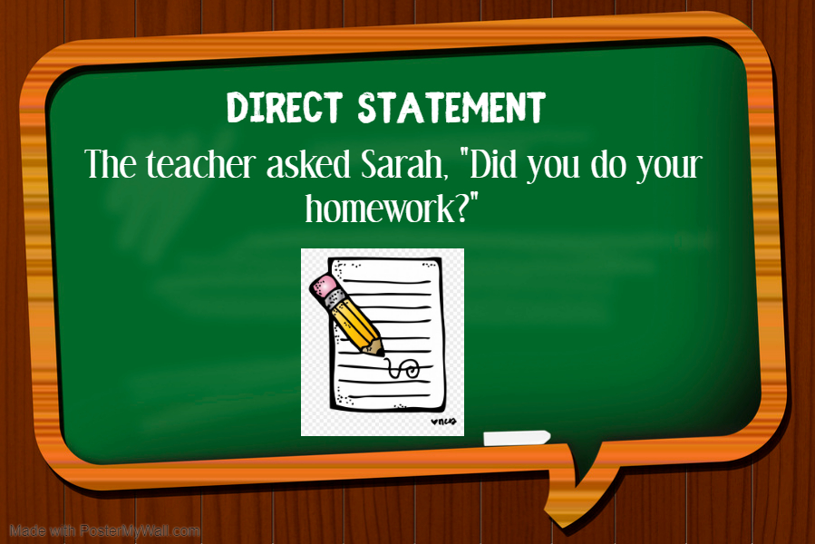 Reported speech for PSLE synthesis and transformation | Creativedge