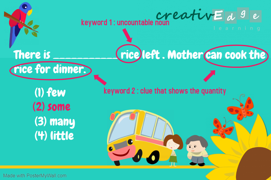 Learn quantifiers for Primary 2 English Grammar | Creativedge Learning