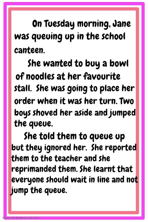 Picture Composition For Class 6 Examples Myself Essay For Kids 