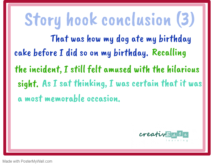 4 ways to end a Primary 6 composition | Creativedge Learning