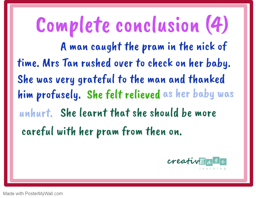 4 steps to end a Primary 2 English composition topic | Creativedge
